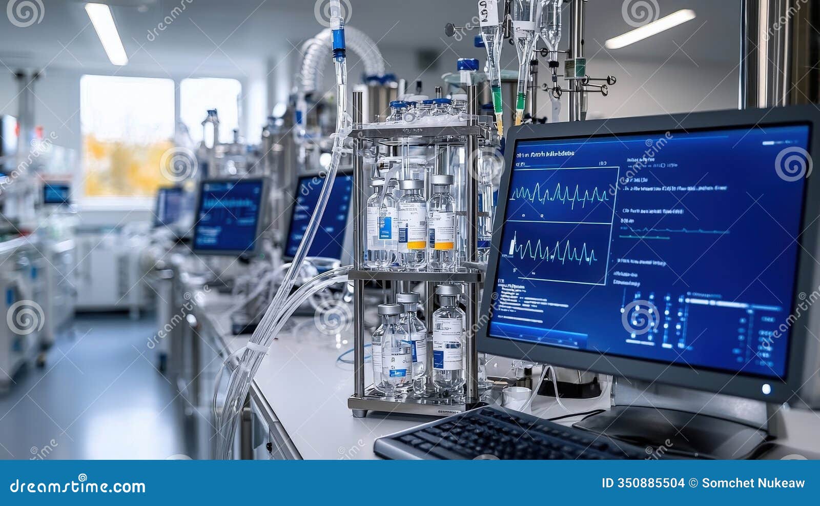 Digital Displays Showcase Biochemical Analysis in a Modern Lab ...
