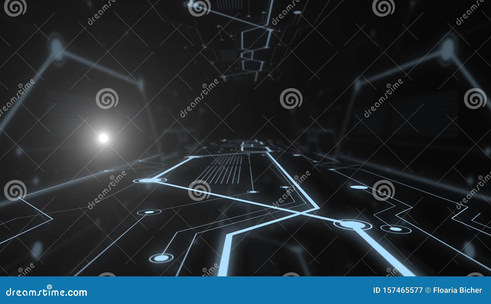 Digital Disruption Concept Abstract Background. Stock Illustration ...