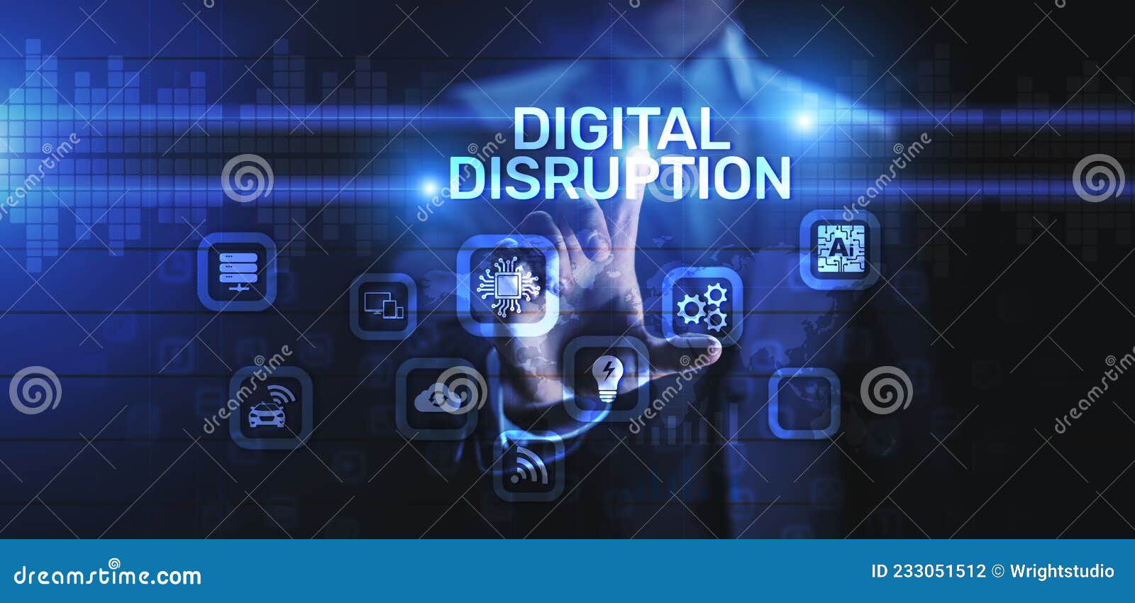 Digital Disruption Transformation Digitalization Innovation Technology ...