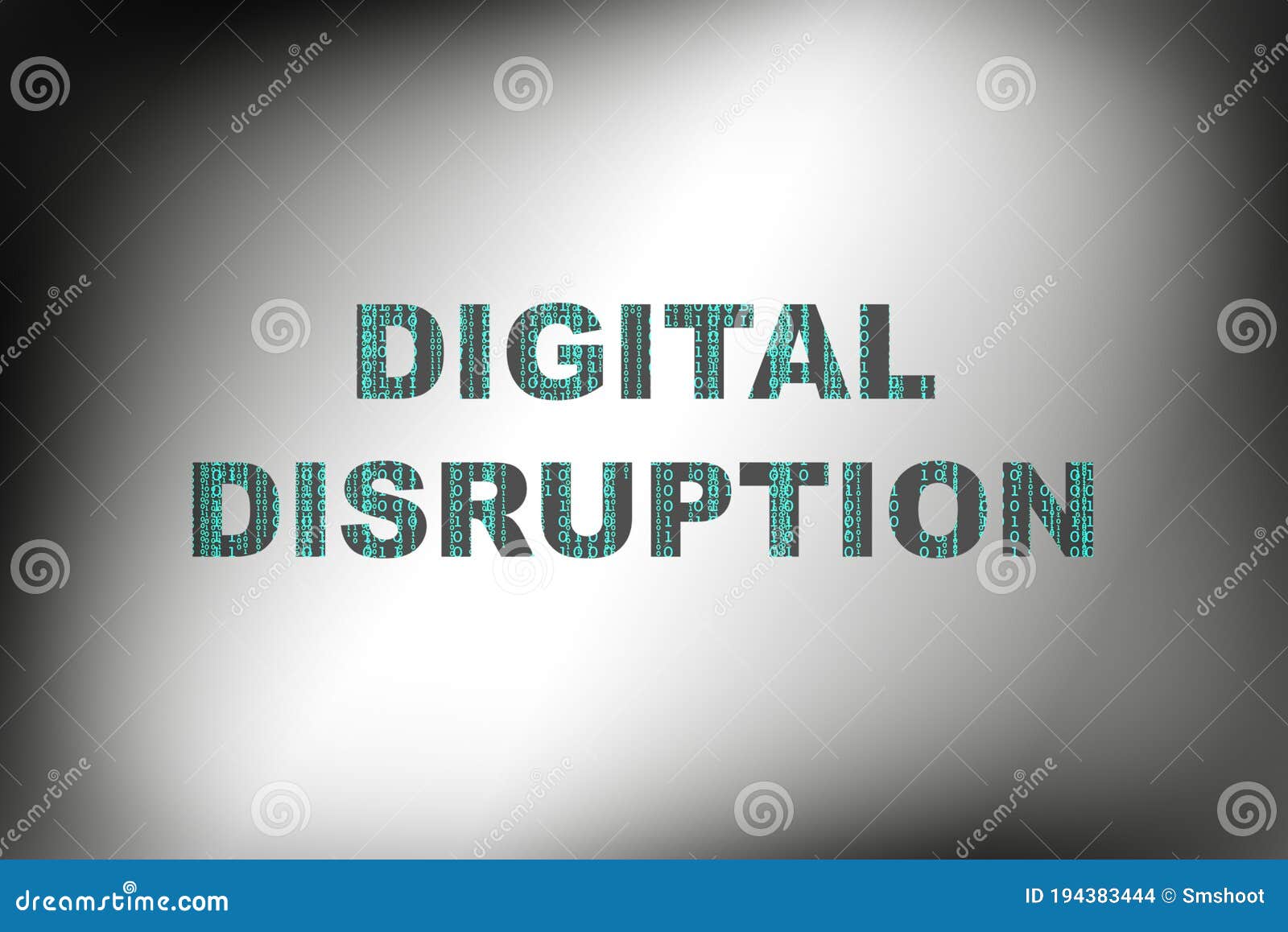 Digital Disruption Concept. Vector Illustration Background For ...