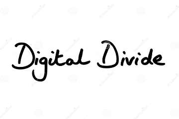 Digital Divide stock photo. Image of divide, chasm, excluded - 190121058