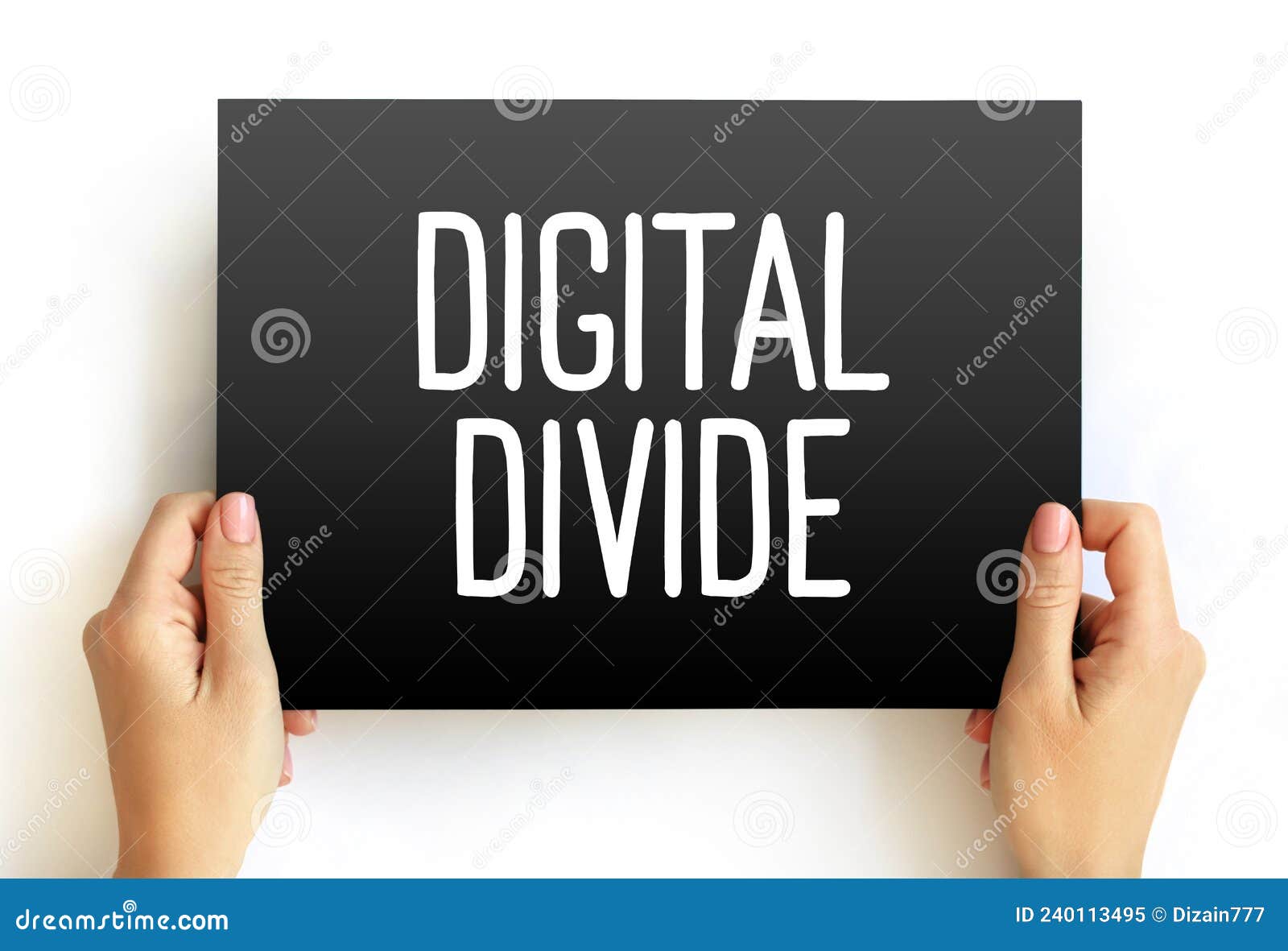 Digital Divide Refers To the Gap between those Who Benefit from the ...