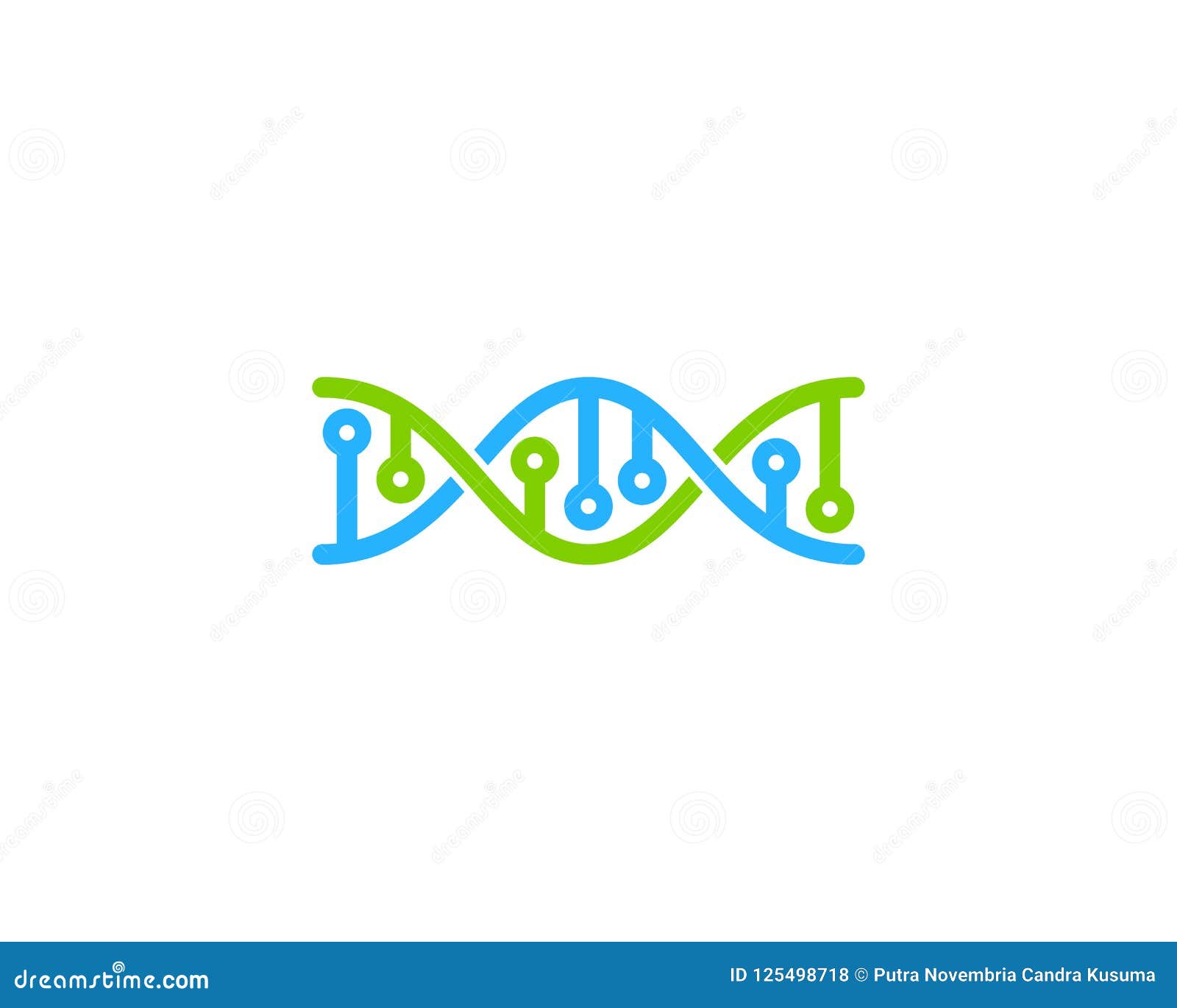 Digital Dna Logo Icon Design Stock Vector - Illustration of media ...