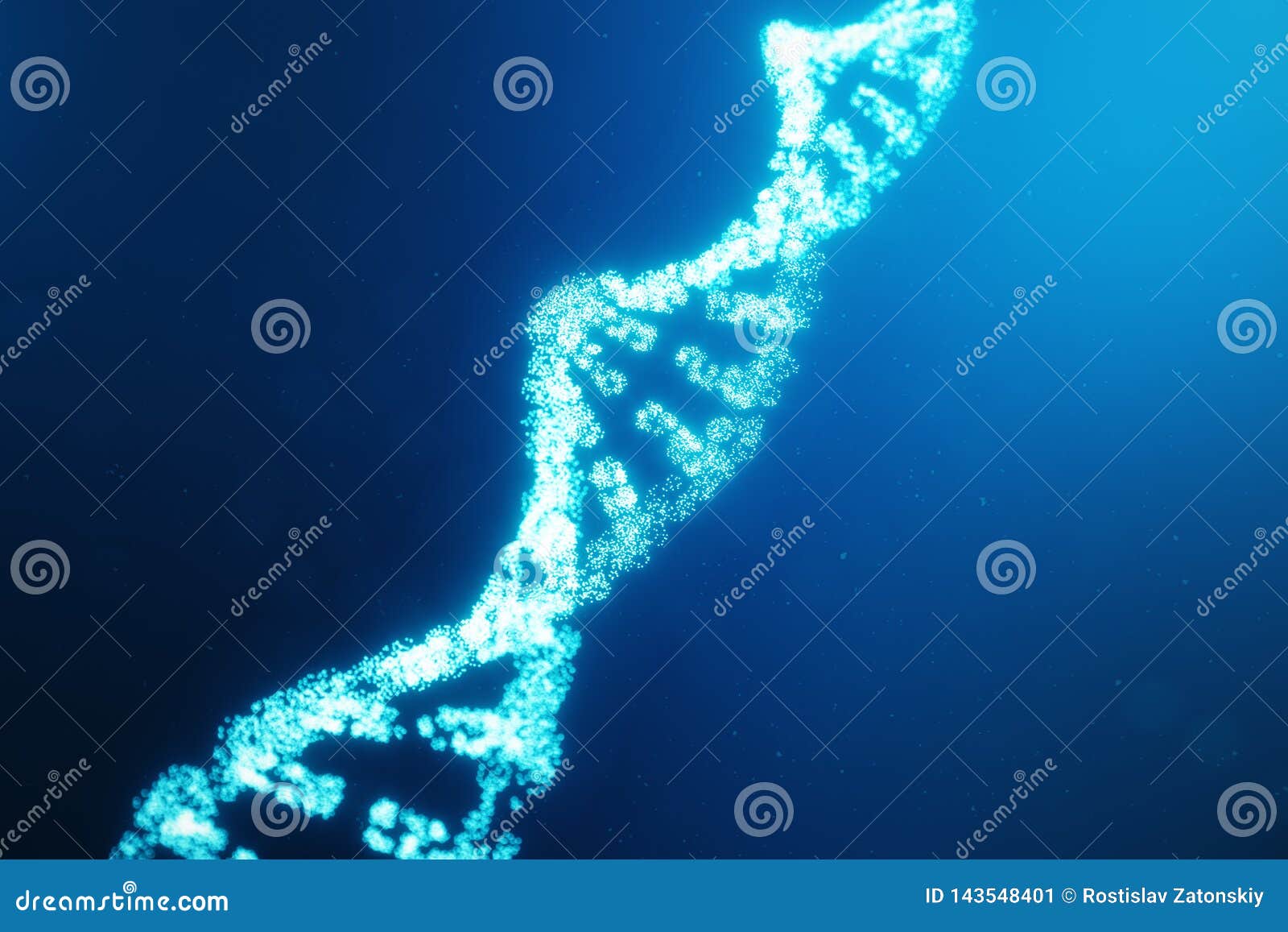 Digital DNA Molecule, Structure. Concept Digital Code Human Genome. DNA ...