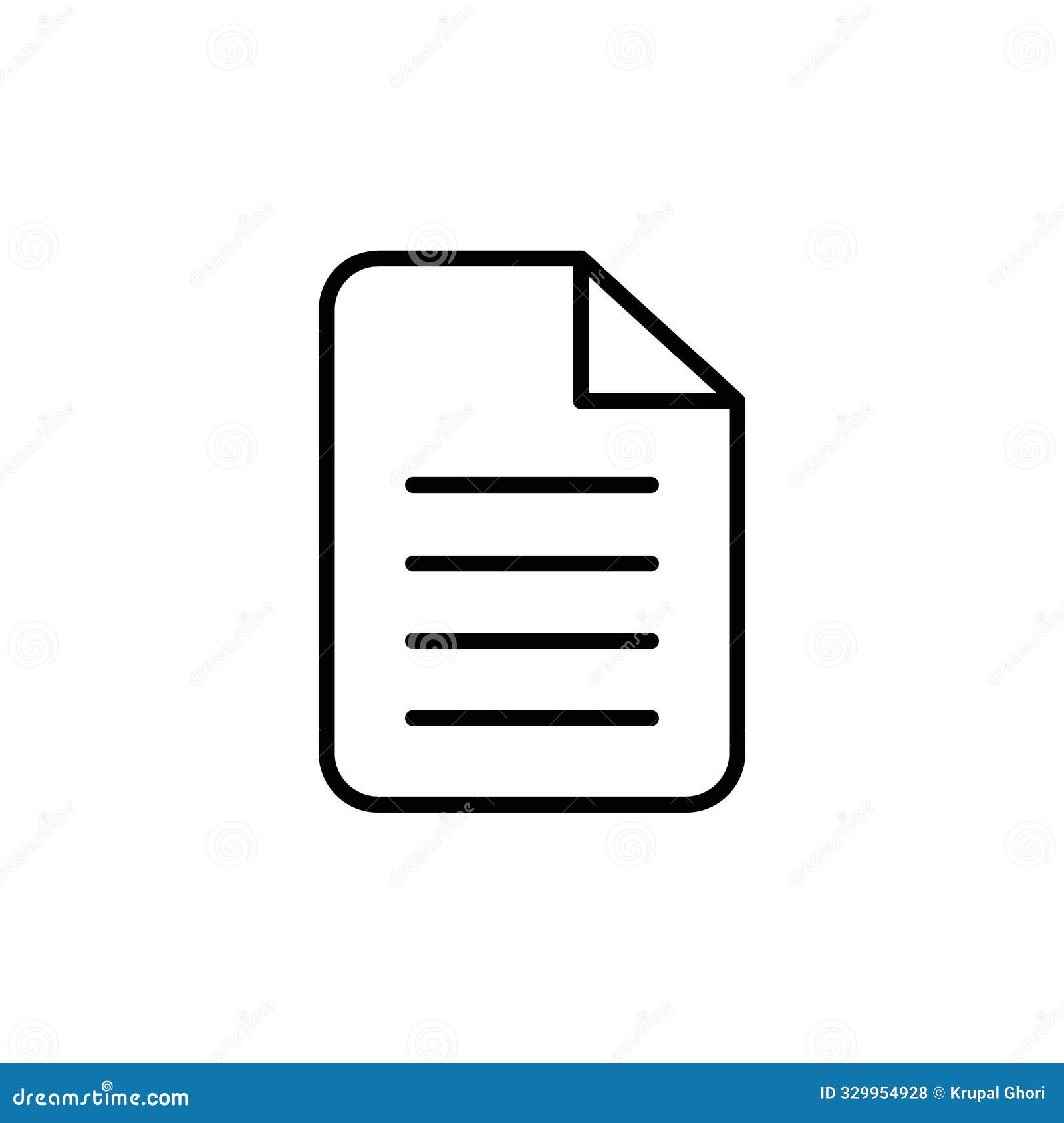 Digital Document Icon Ideal for File Management and Office Tools Stock ...