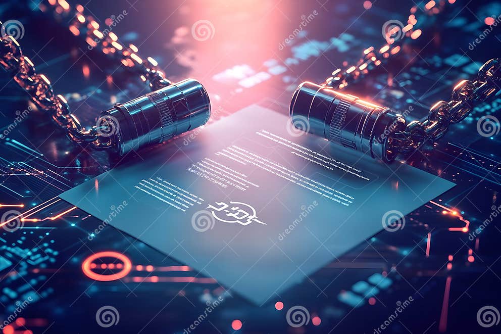 Digital Document Secured by Blockchain Technology with Metal Chains and ...