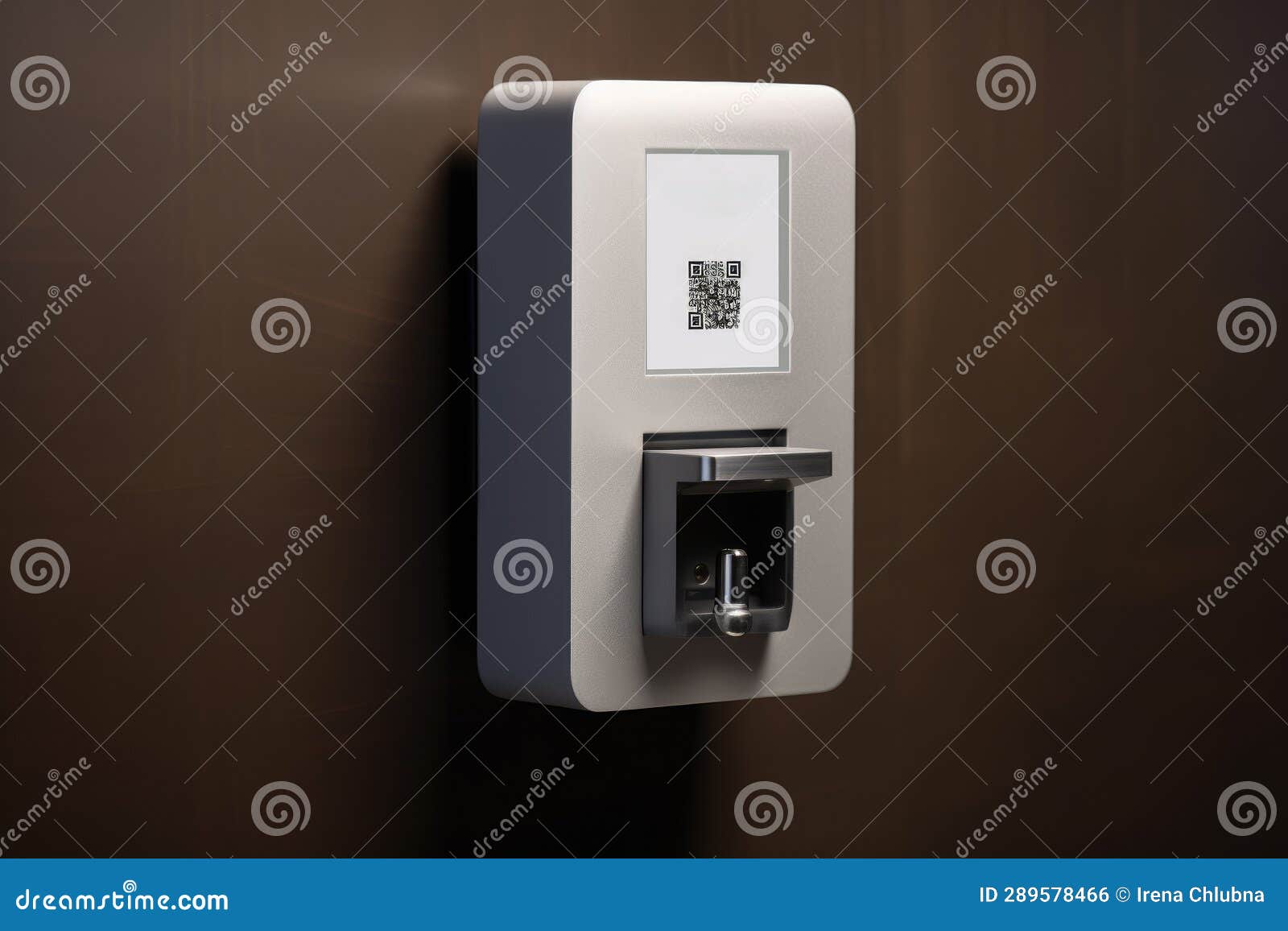 Digital Door Lock, Keyless System of Access Door Stock Illustration ...