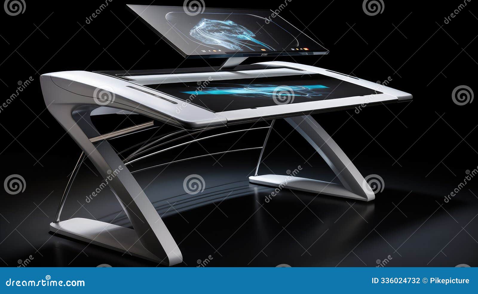 Digital drafting table stock illustration. Illustration of creative ...