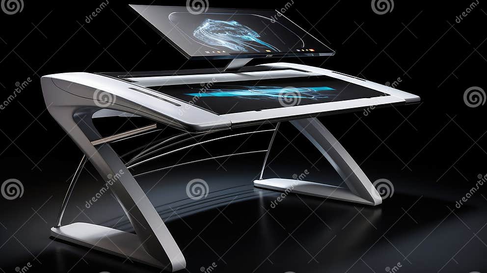 Digital drafting table stock illustration. Illustration of creative ...