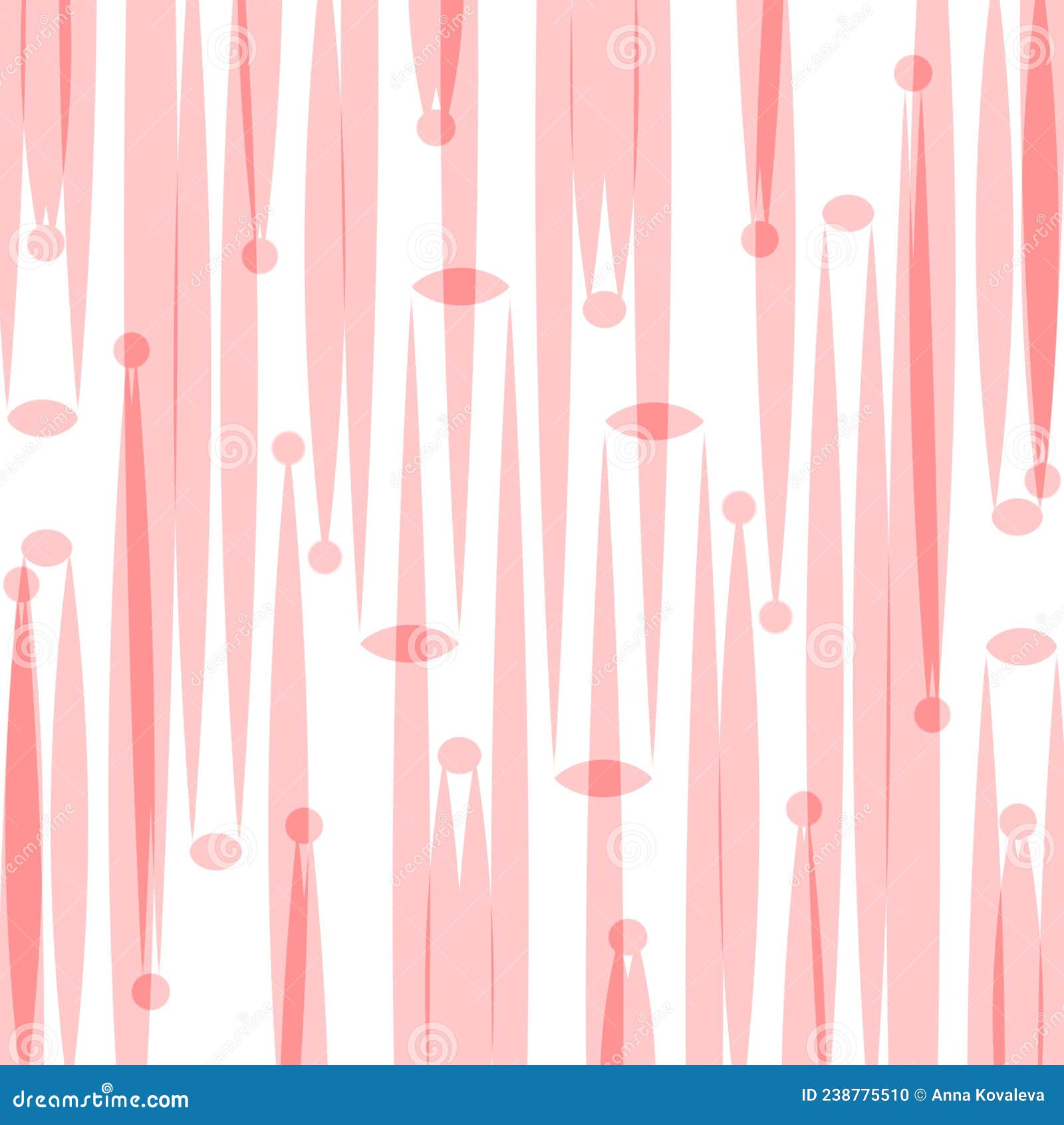 Digital Drawing. a Unique Combination of Stripes, Spots, Dots, Colors ...