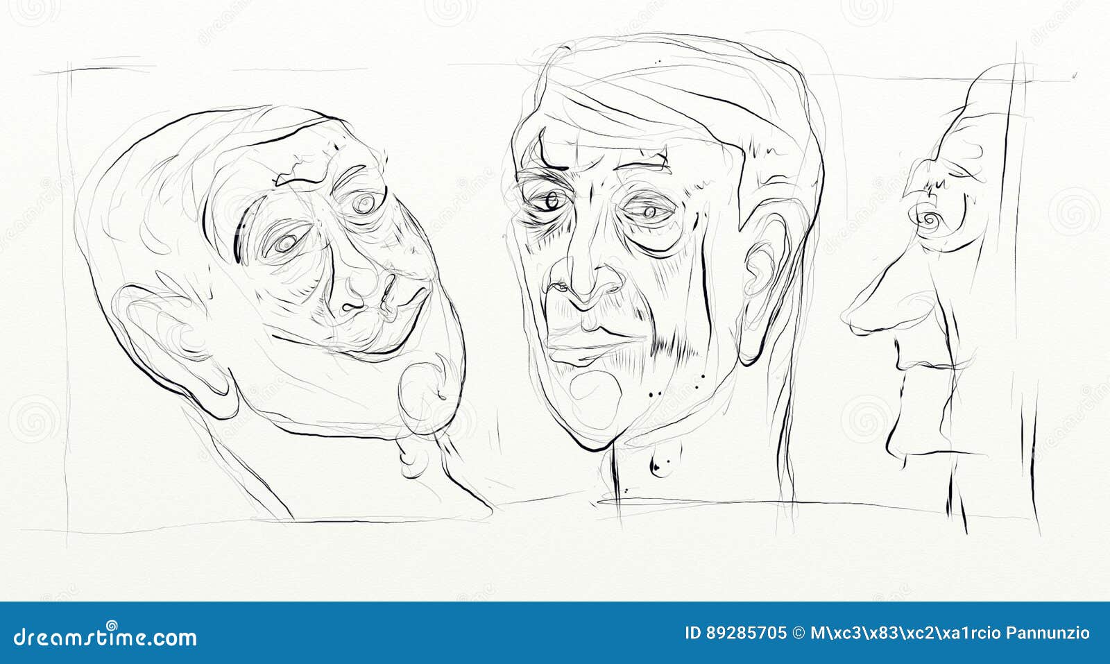 Digital Drawing in Wide Screen Format, Figurative, Minimalist, Delicate ...