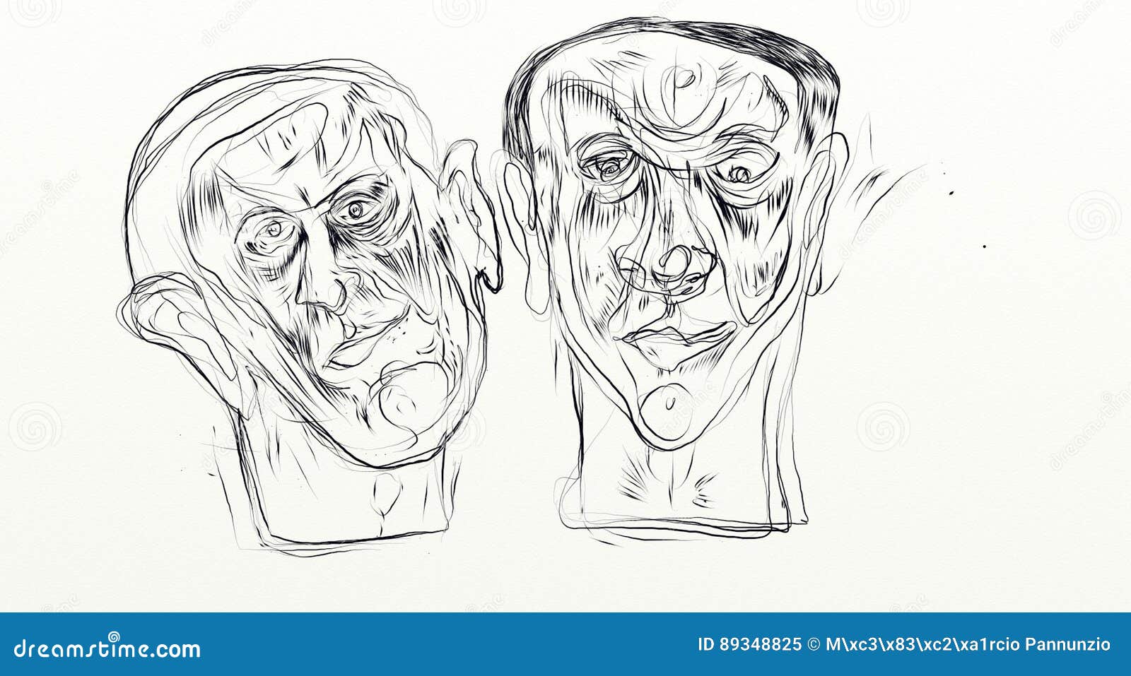 Digital Drawing in Wide Screen Format, Figurative, Minimalist, Delicate ...