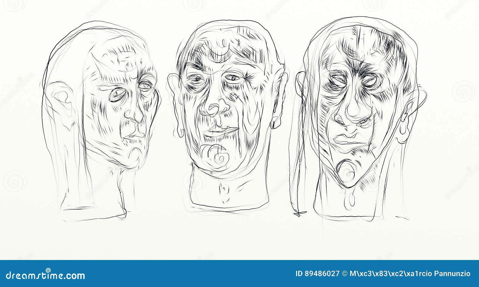 Digital Drawing in Wide Screen Format, Figurative, Minimalist, Delicate ...