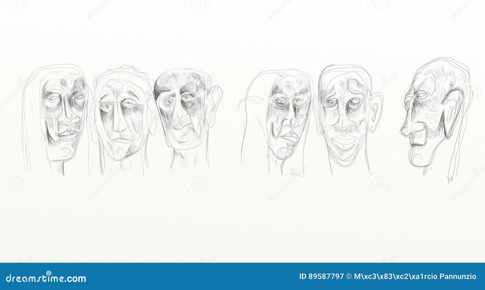 Digital Drawing in Wide Screen Format, Figurative, Minimalist, Delicate ...