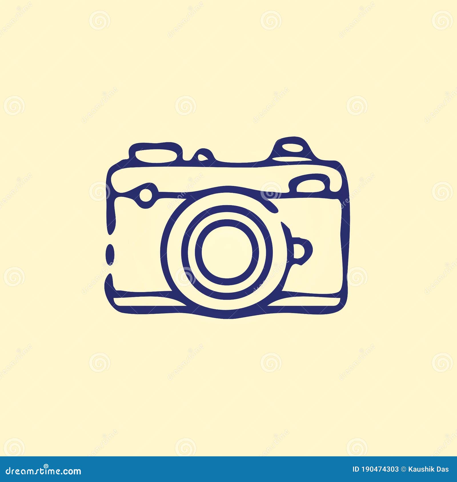 Digital DSLR Camera Creative Colourful Logo Stock Illustration ...