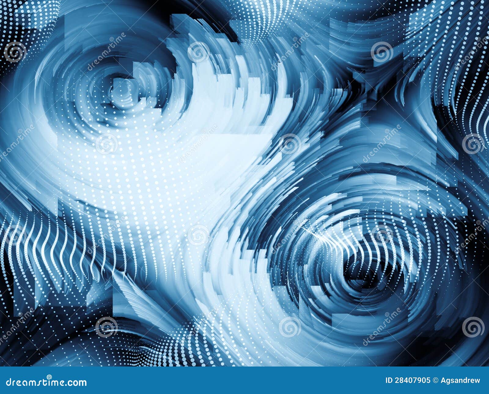 Digital Dynamic Composition Stock Illustration - Illustration of ...