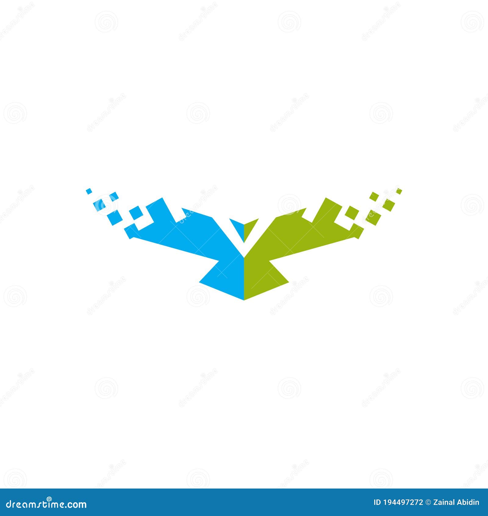 Digital Eagle Vector Illustration. Digital Computing Industrial Stock ...
