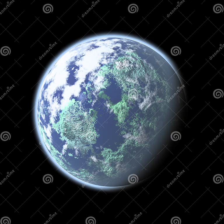 Digital Earth stock illustration. Illustration of earth - 66963