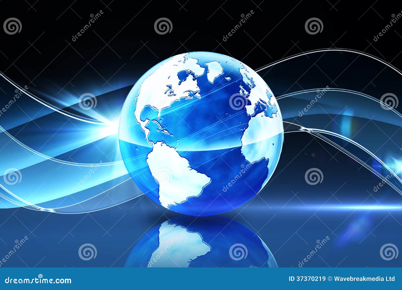 Digital earth background stock illustration. Illustration of earth ...