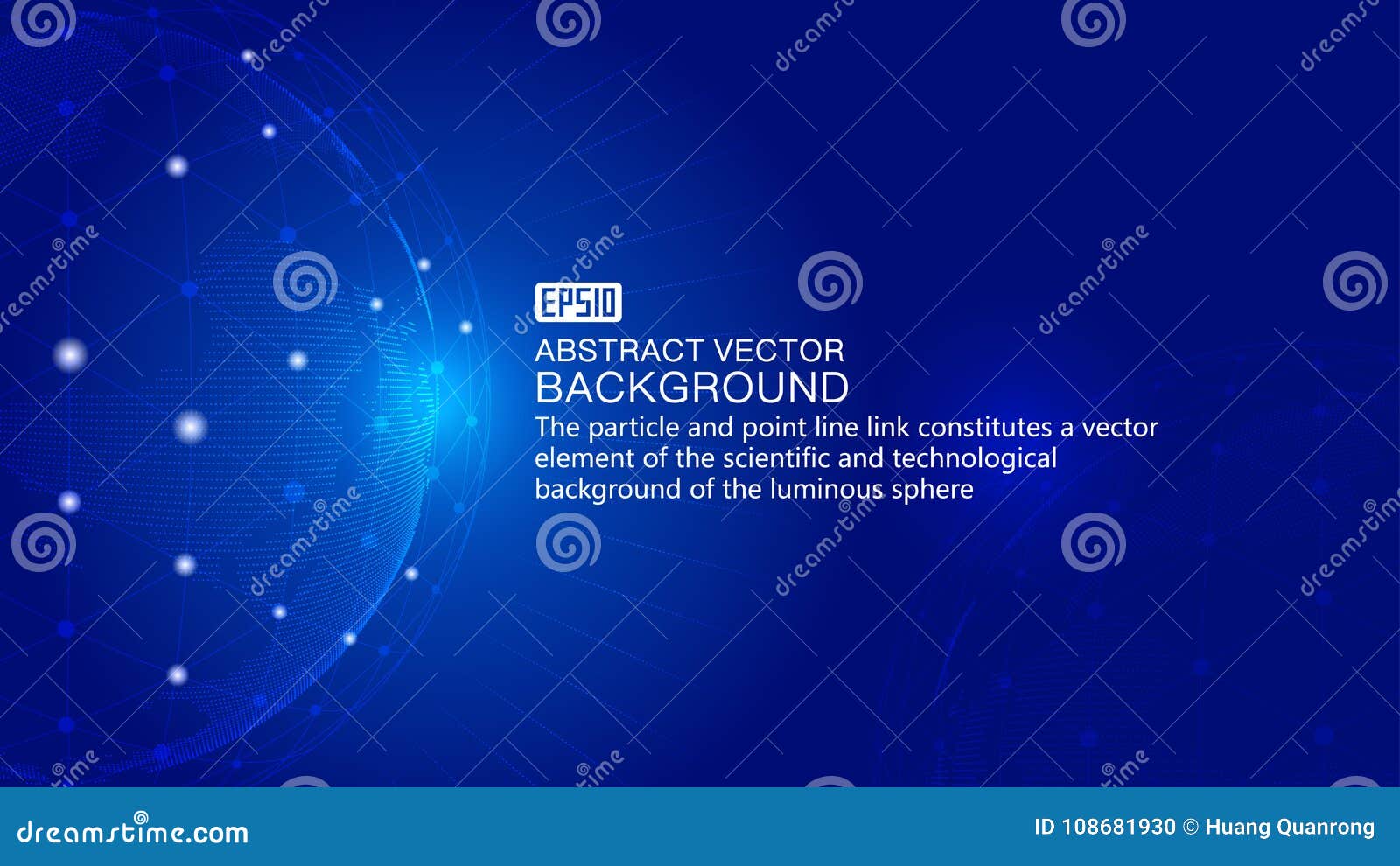 Digital Earth And Dotted Line Link Glowing Earth Science And Technology ...