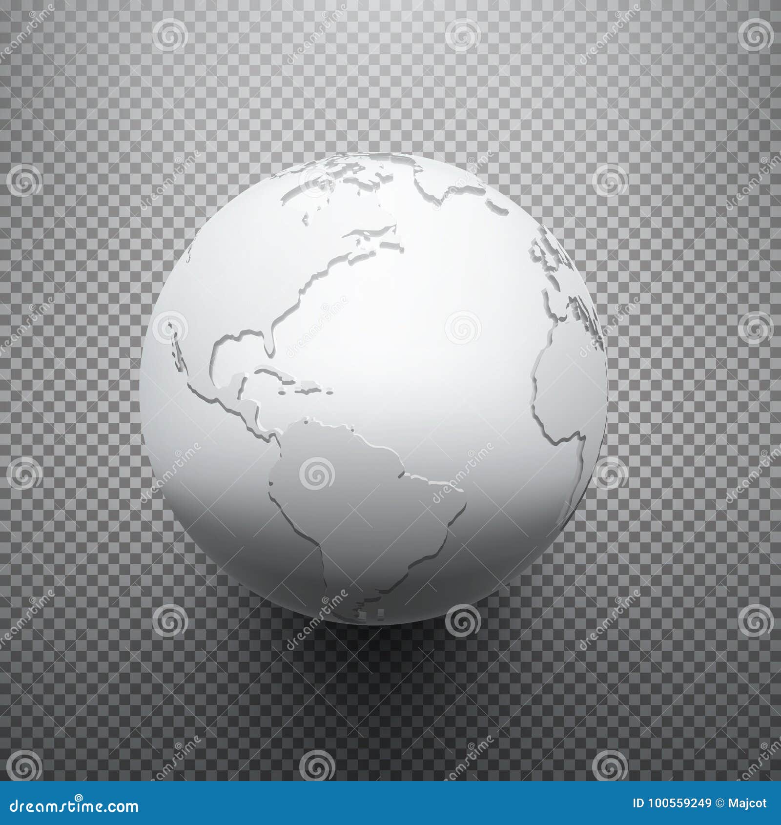 Digital Earth Image of Globe Stock Vector - Illustration of pattern ...