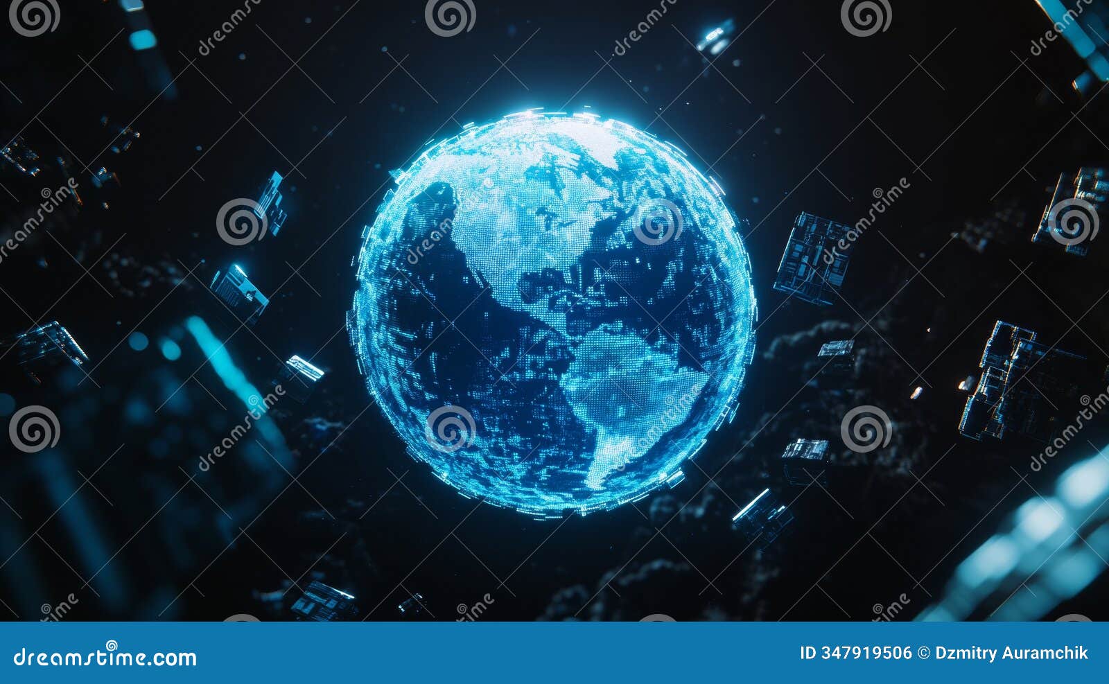 A Digital Earth Model with Integrated Data Connections and Screens ...