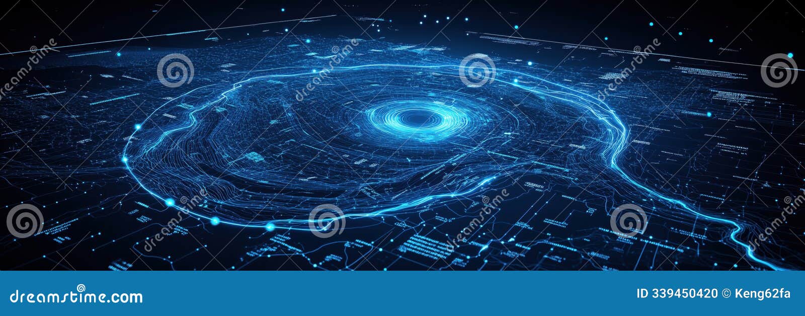 Digital Earthquake Prediction Map Showcasing Intricate Data ...