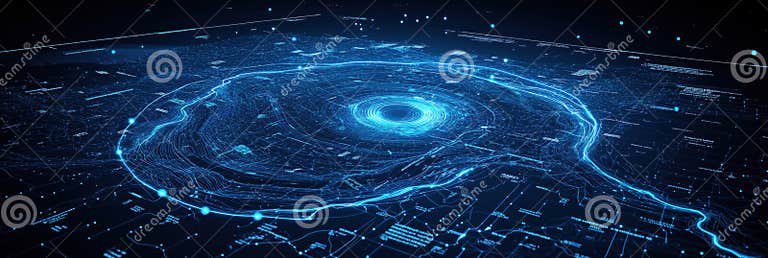 Digital Earthquake Prediction Map Showcasing Intricate Data ...