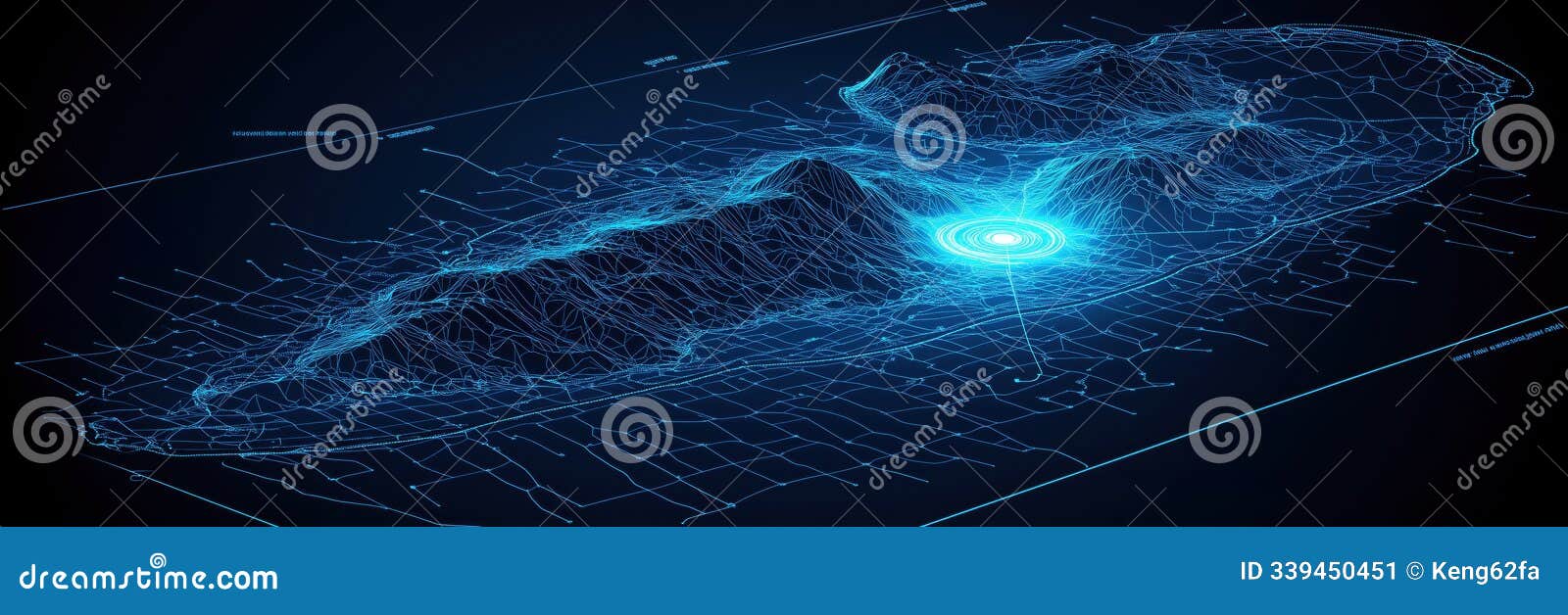 Digital Earthquake Prediction Map Showcasing Terrain and Seismic Data ...