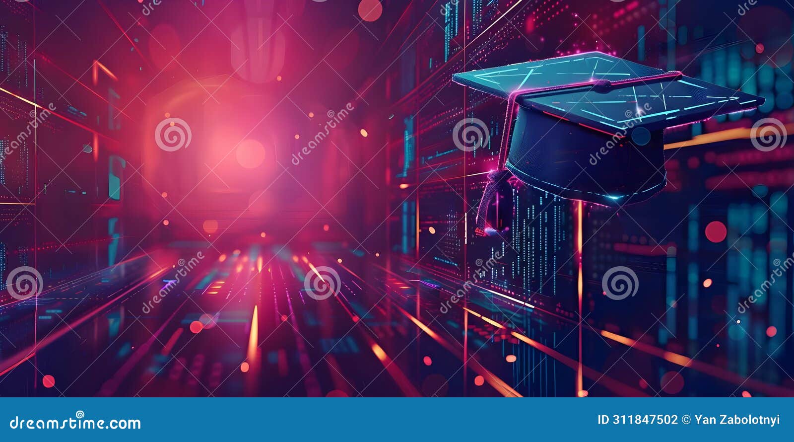 Digital Education Concept with Elearning Online Course Platform ...