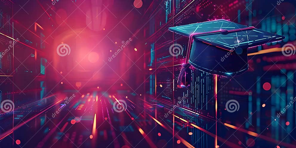 Digital Education Concept with Elearning Online Course Platform ...