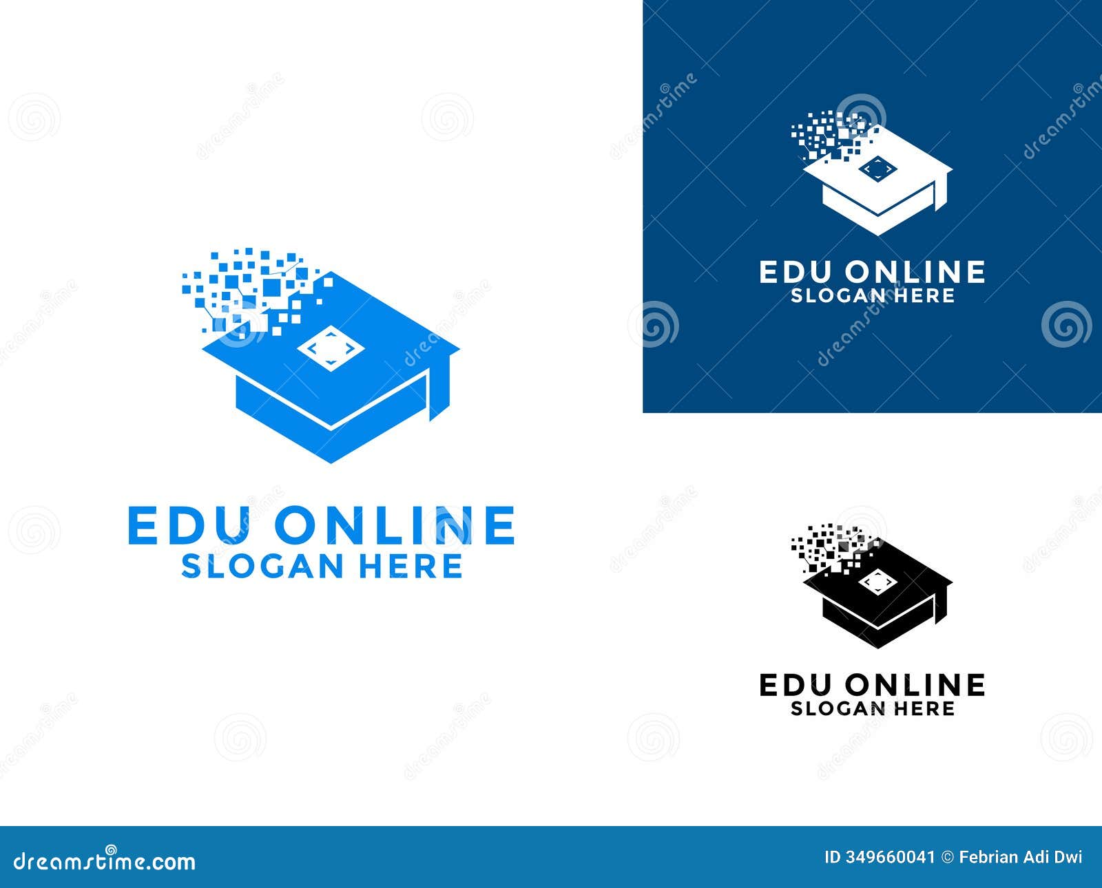 Digital Education Online Logo Vector, University, Academy Logo Design ...