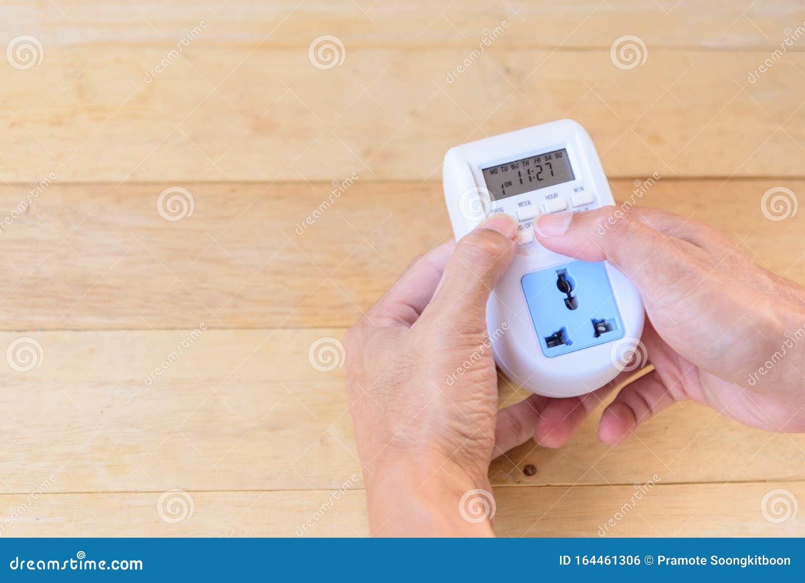 Digital Electric Plug Timer for Auto on/OFF Stock Photo - Image of ...
