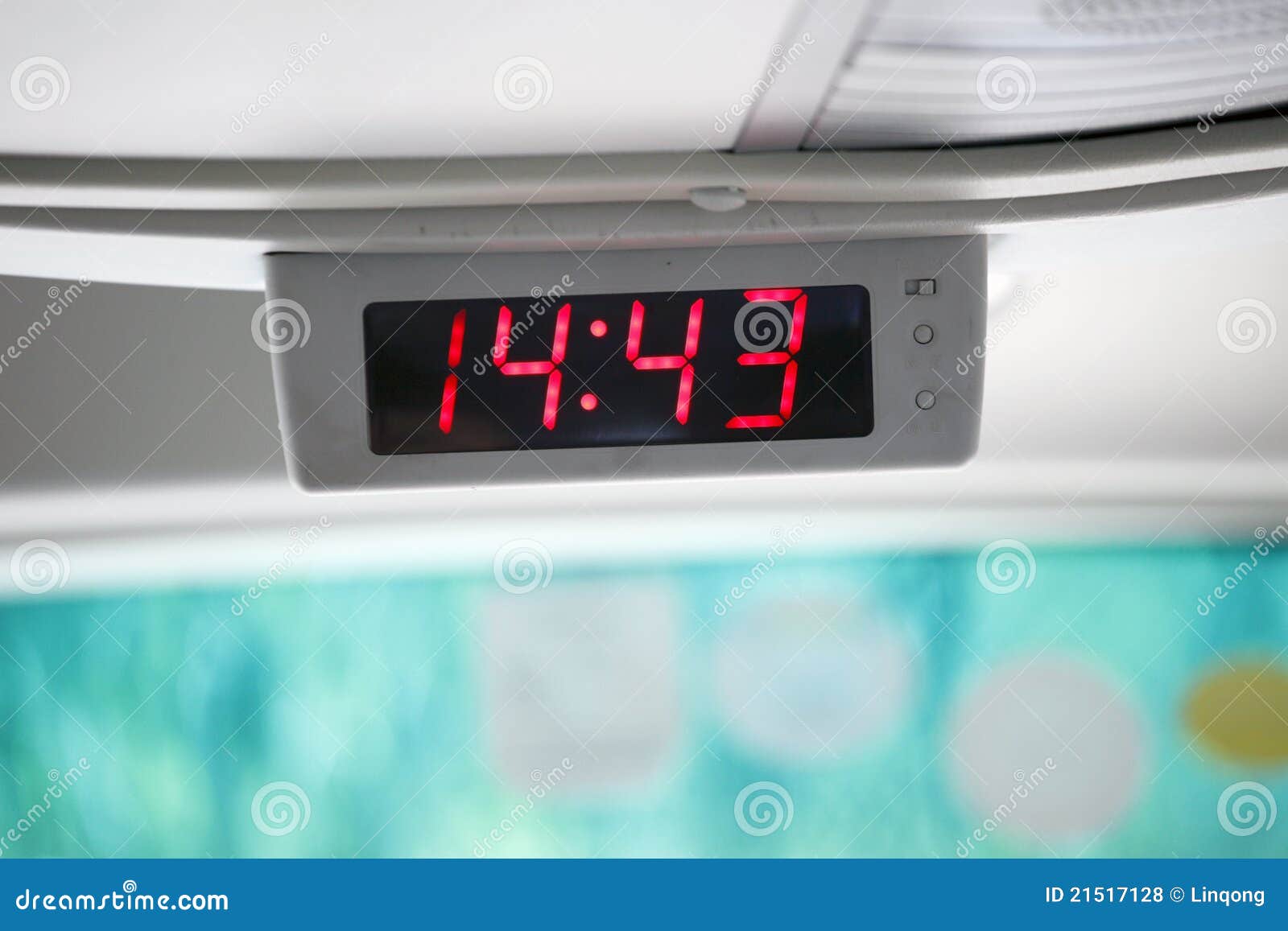 Digital electronic clock stock photo. Image of time, travel - 21517128