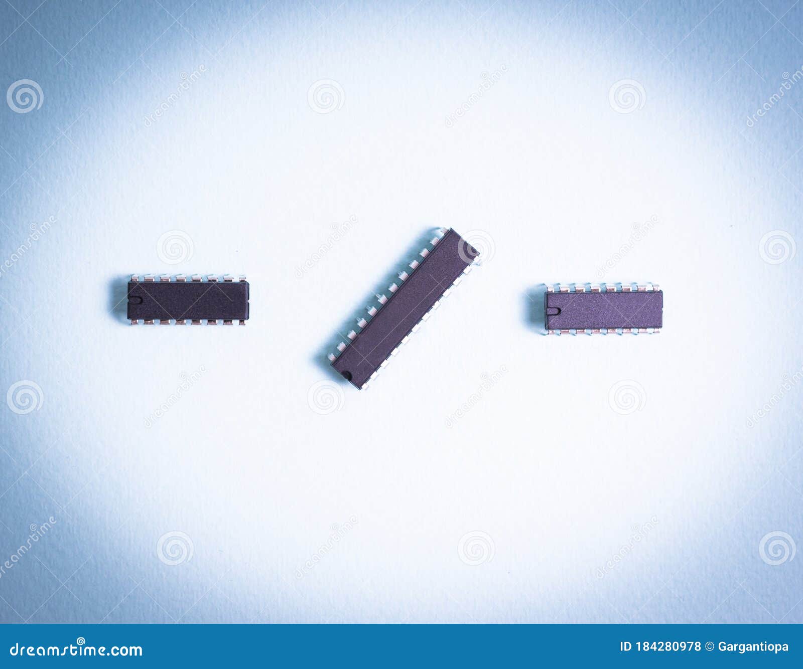 Digital Electronic Components Stock Photo - Image of device ...