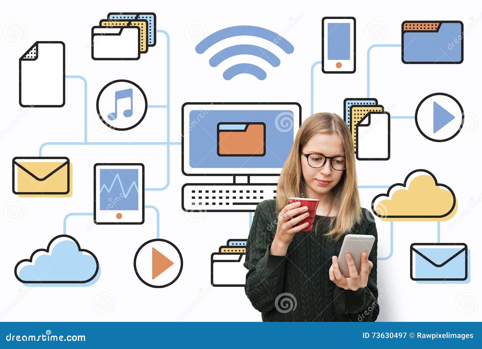 Electronic Data Connectors Royalty-Free Stock Photography ...