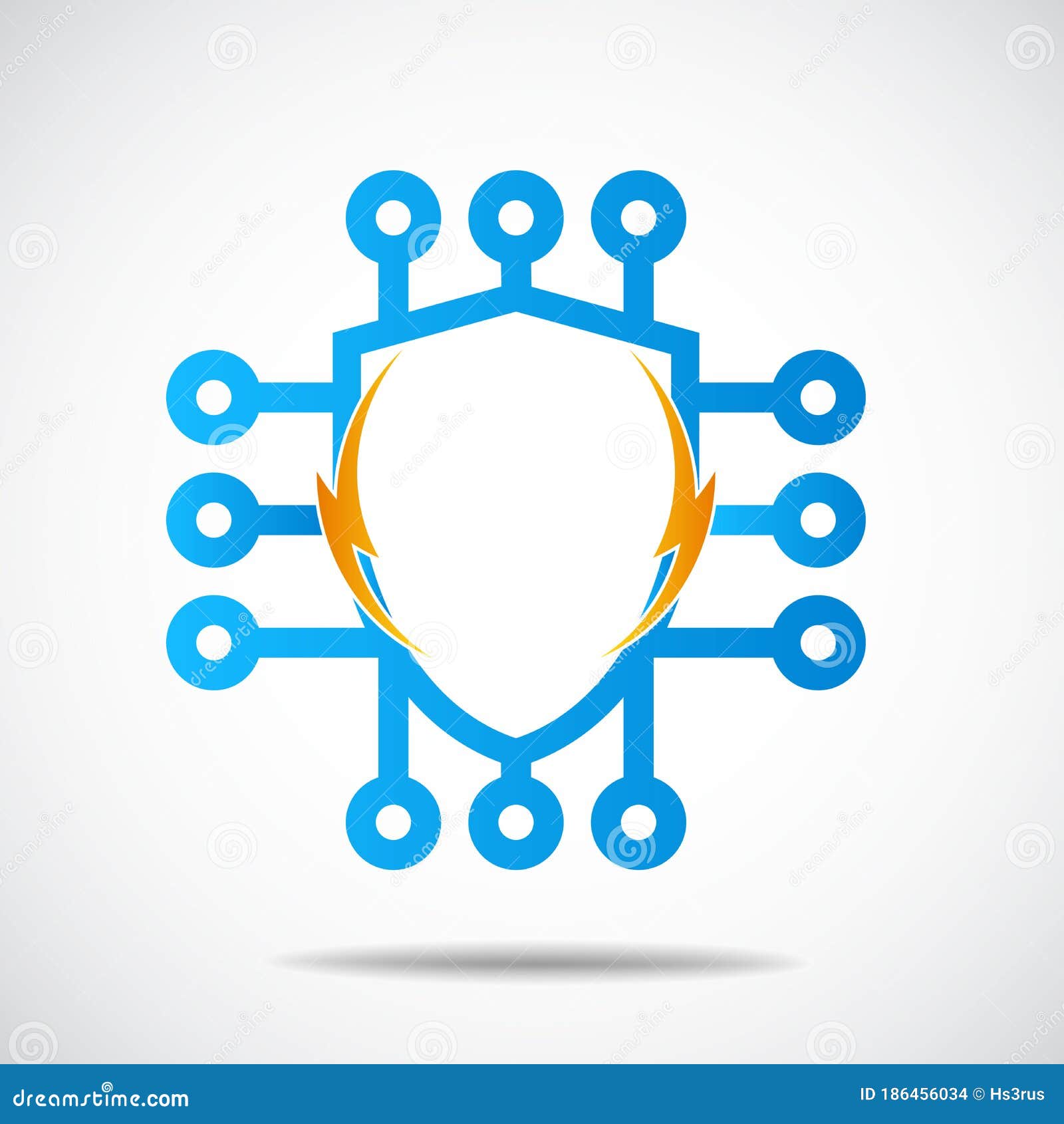 Digital Electronics Logo Design Circuit Tech Elements. Electronics Icon ...