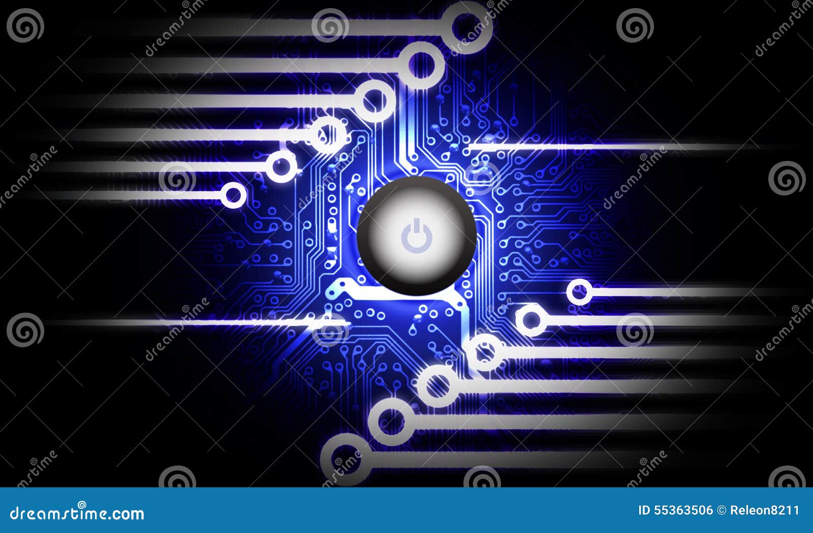 Digital electronics stock illustration. Illustration of circle - 55363506