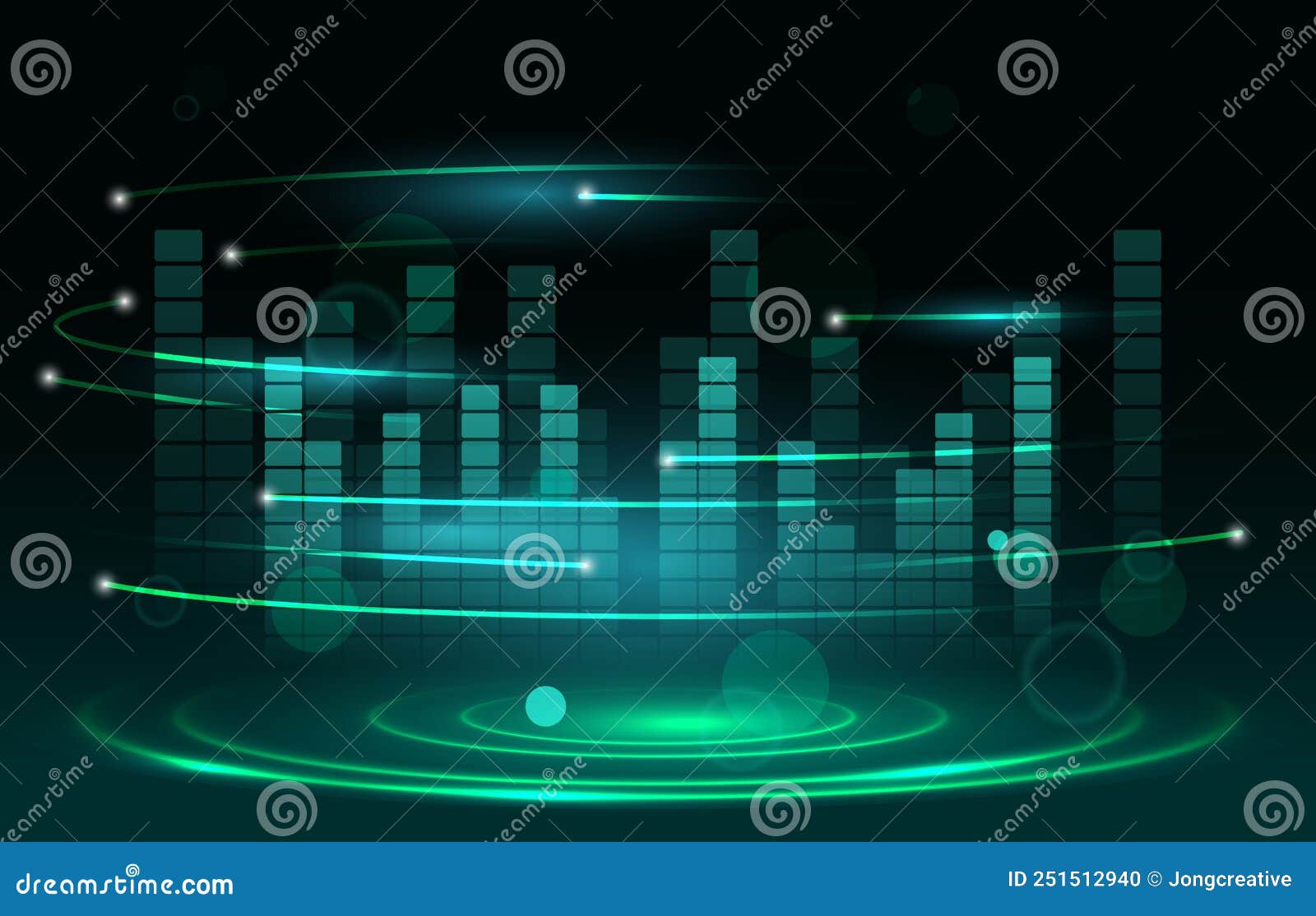 Digital Energy Abstract Modern Technology Concept Background Stock ...