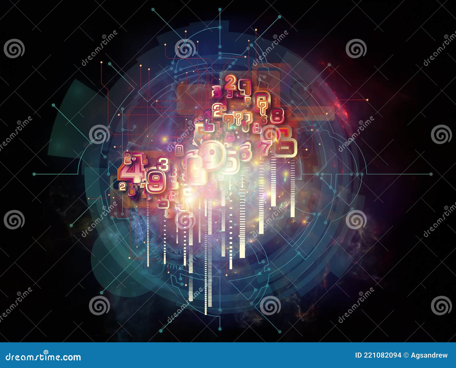 Digital Engine stock illustration. Illustration of integer - 221082094