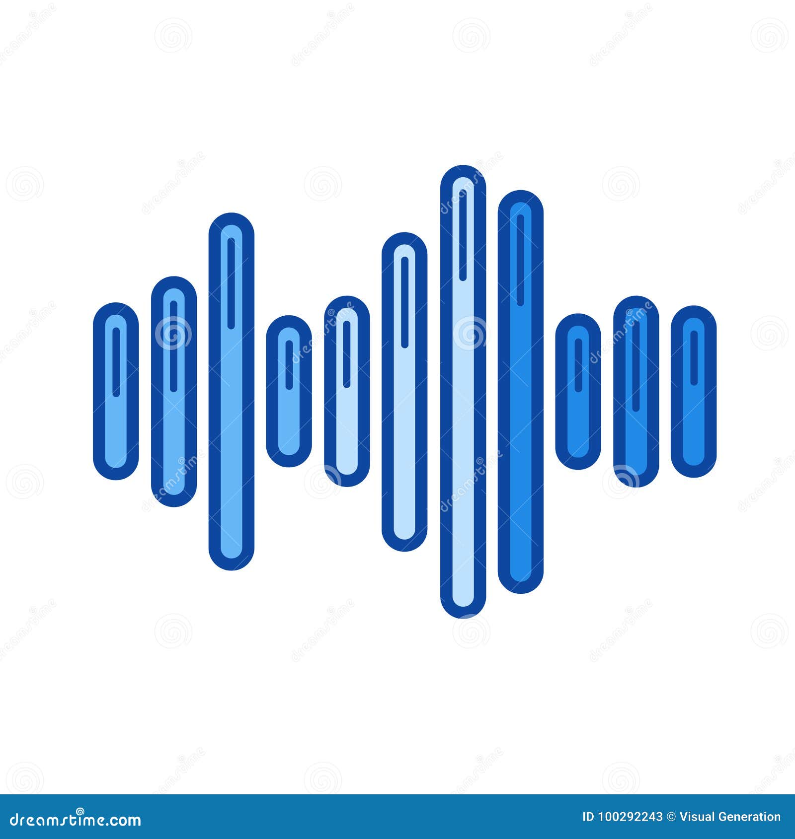 Digital Equalizer Line Icon. Stock Vector - Illustration of pictogram ... Digital Equalizer Line Icon. Stock Vector - Illustration of pictogram ...