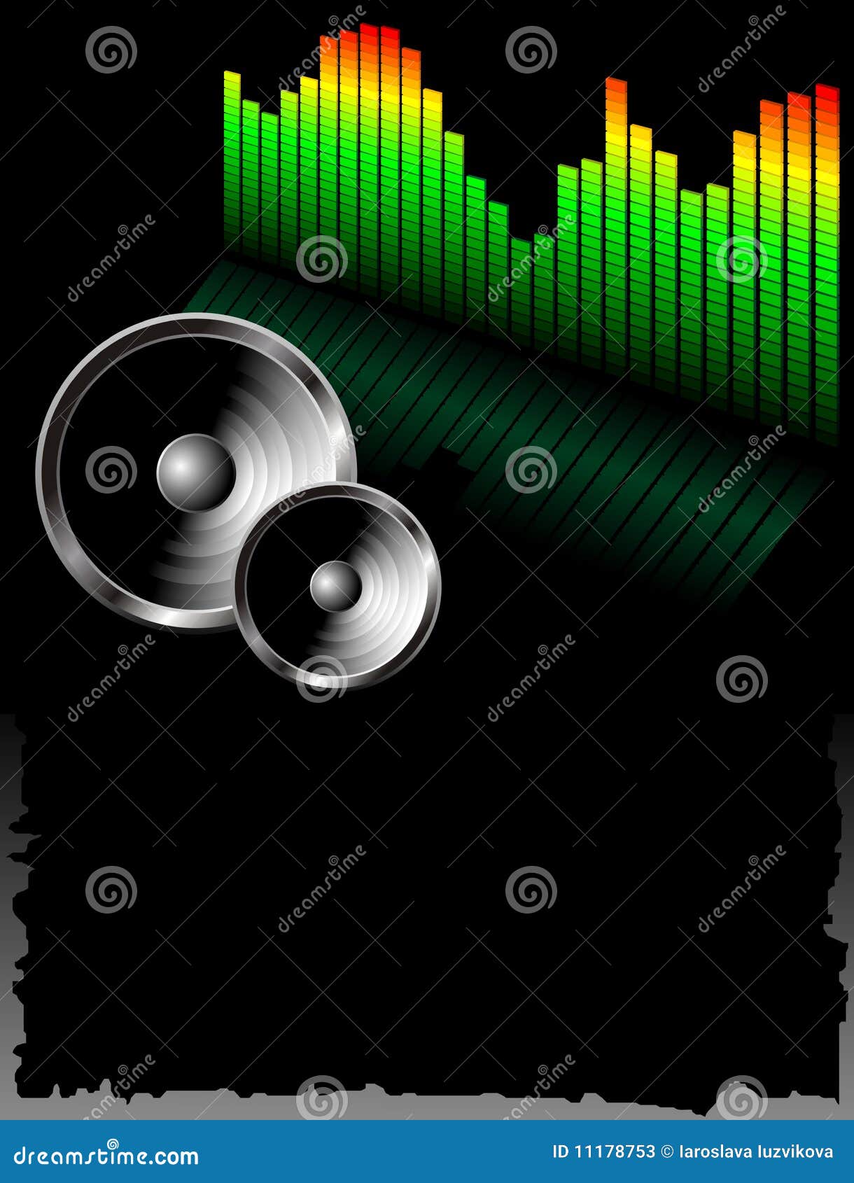 Digital equalizer vector stock vector. Illustration of meter - 11178753
