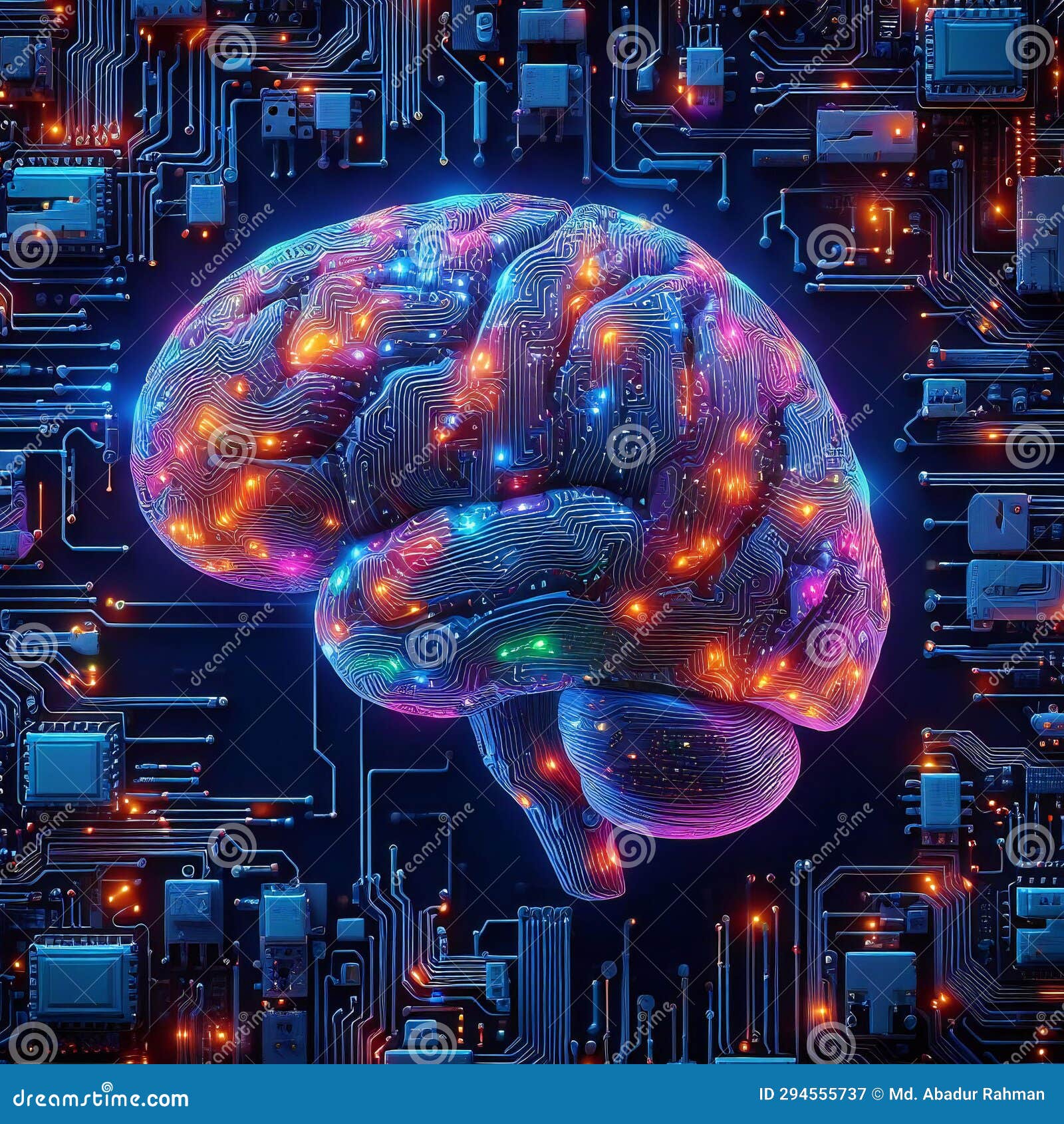 Digital Evolution with Brain Circuitry and Virtual Reality Art Ai ...