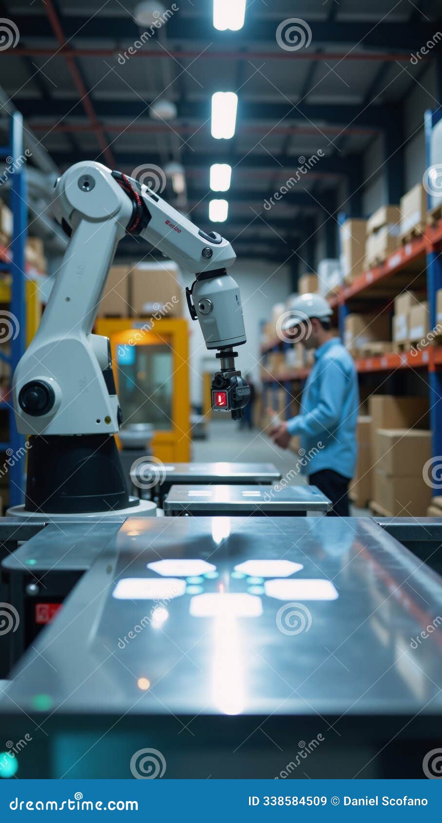 Digital Evolution of Manufacturing through Smart Factories Stock ...