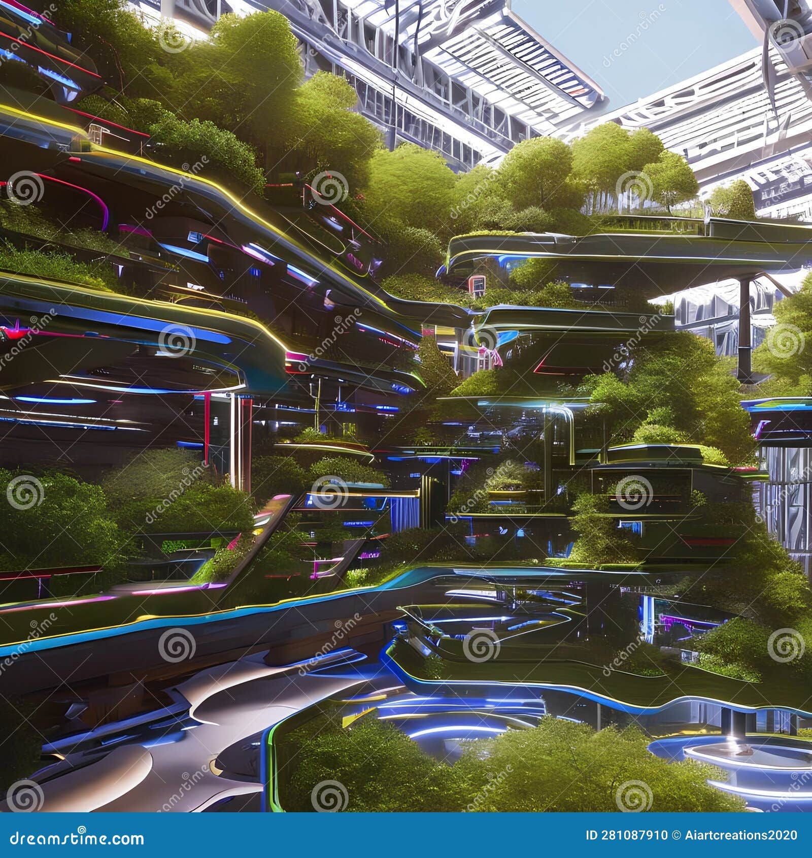 Cyborg Animals. Futuristic Mechanical Robot Characters, Cartoon Punk ...