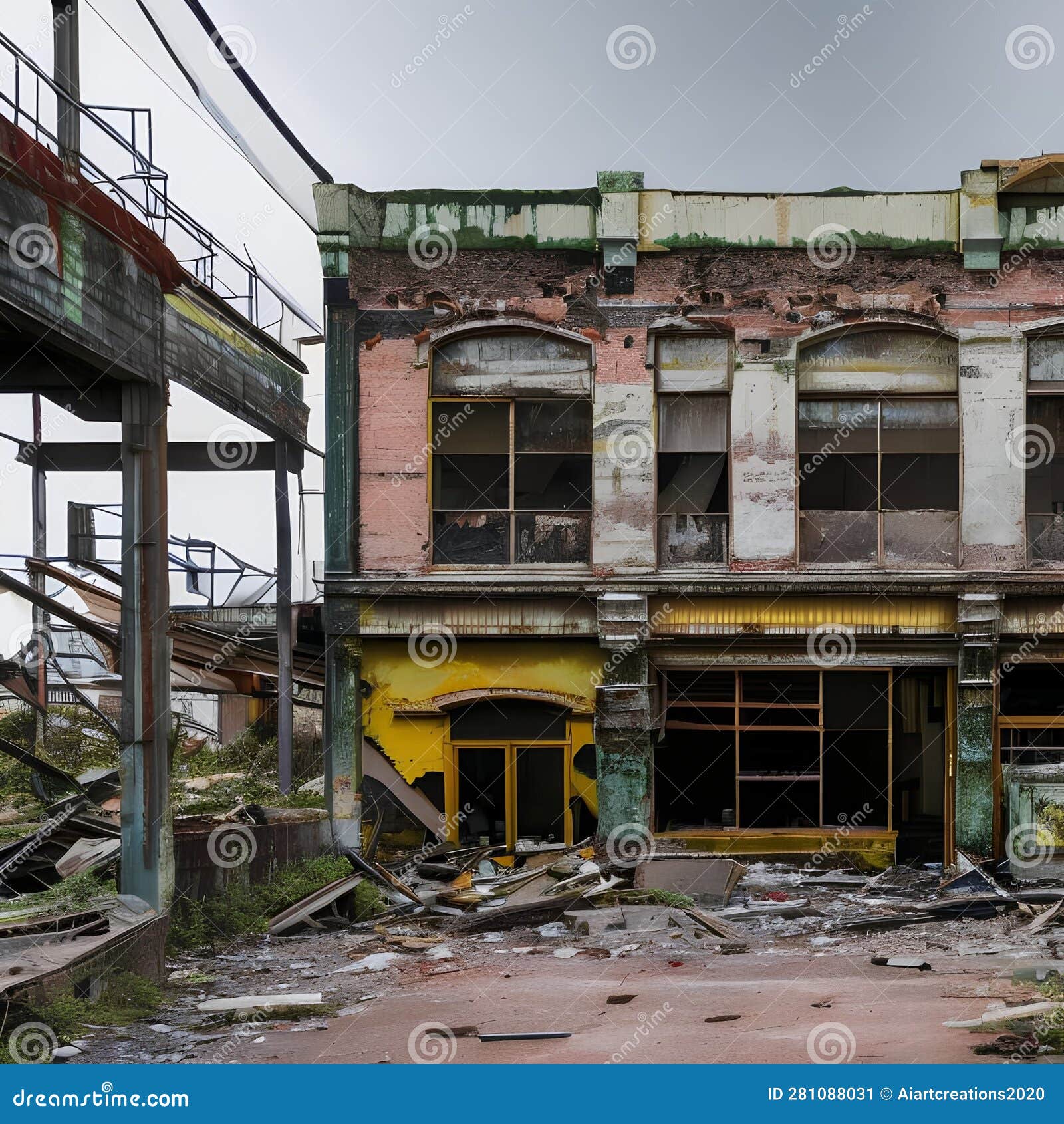 A Digital Exploration of Urban Decay, with Crumbling Structures ...