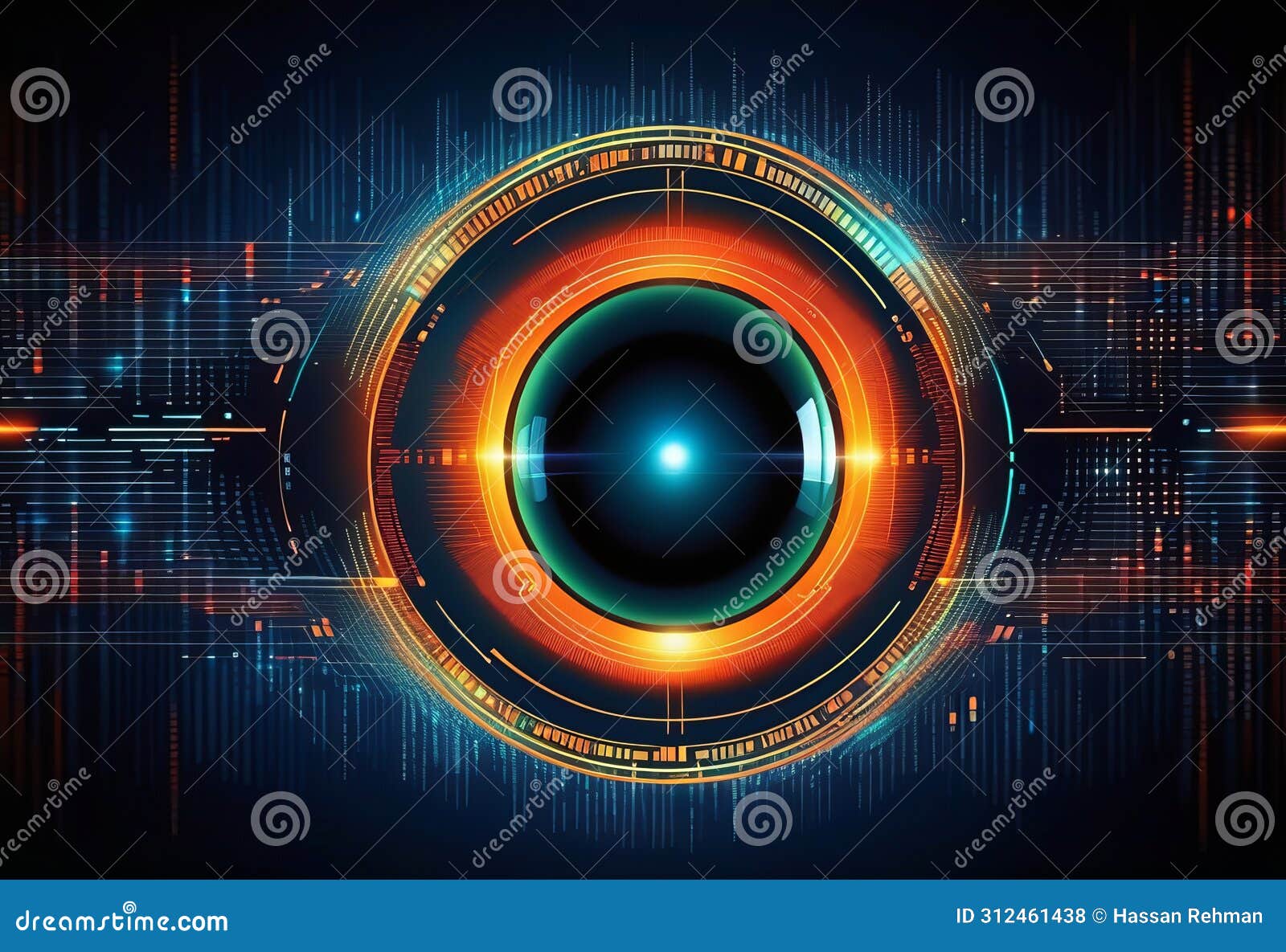 Digital Eye, Data Network and Cyber Security Technology Stock ...