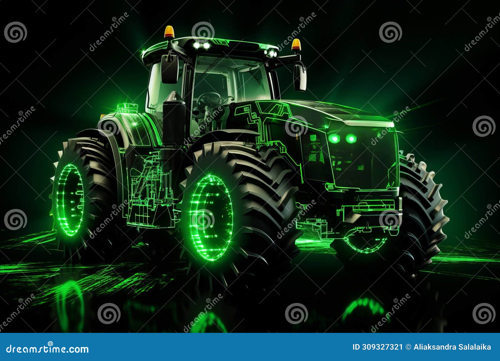Digital Farming Network in Agriculture, Advanced Technology Concept for ...