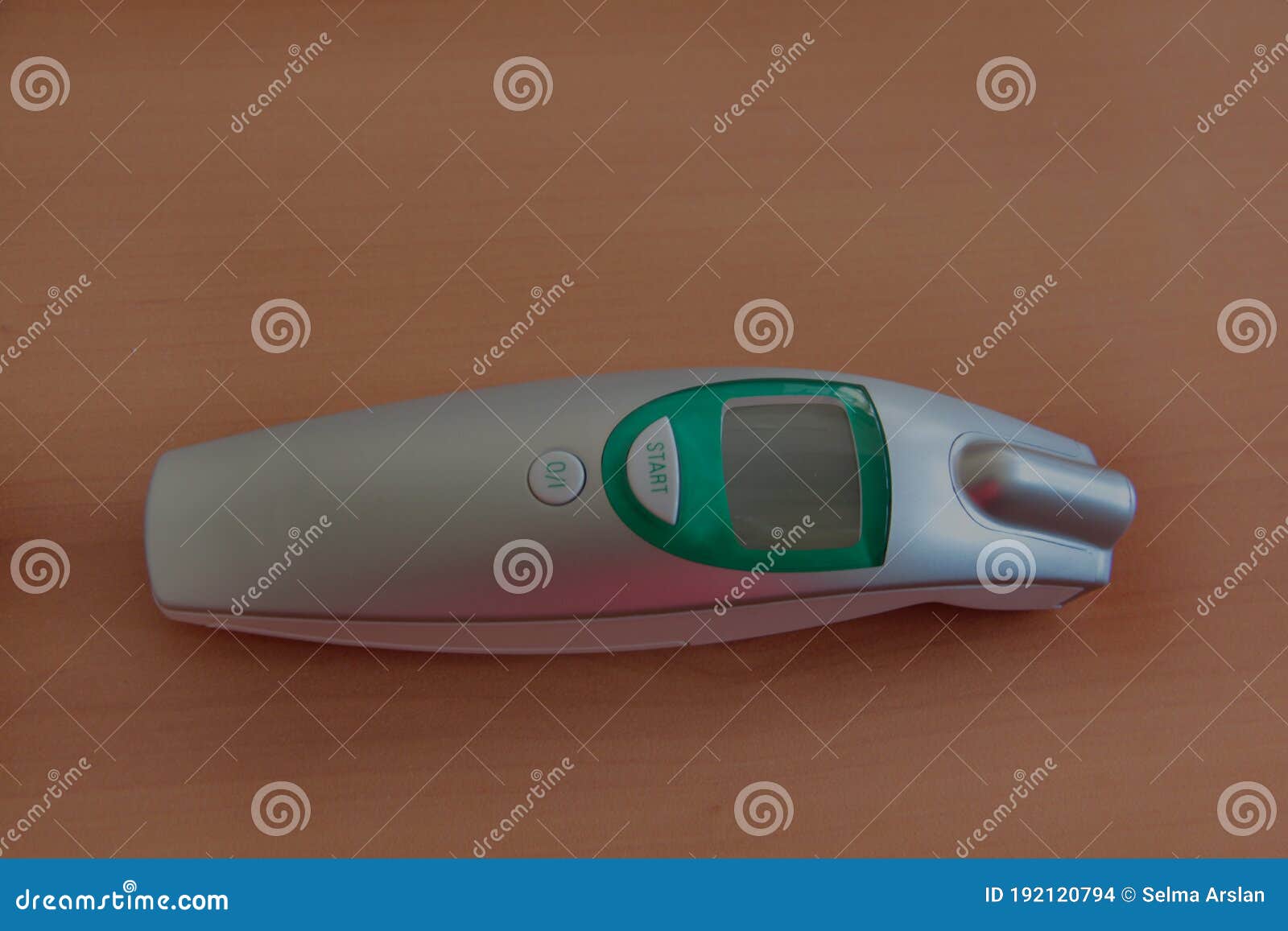 Digital fever meter device stock photo. Image of cold - 192120794