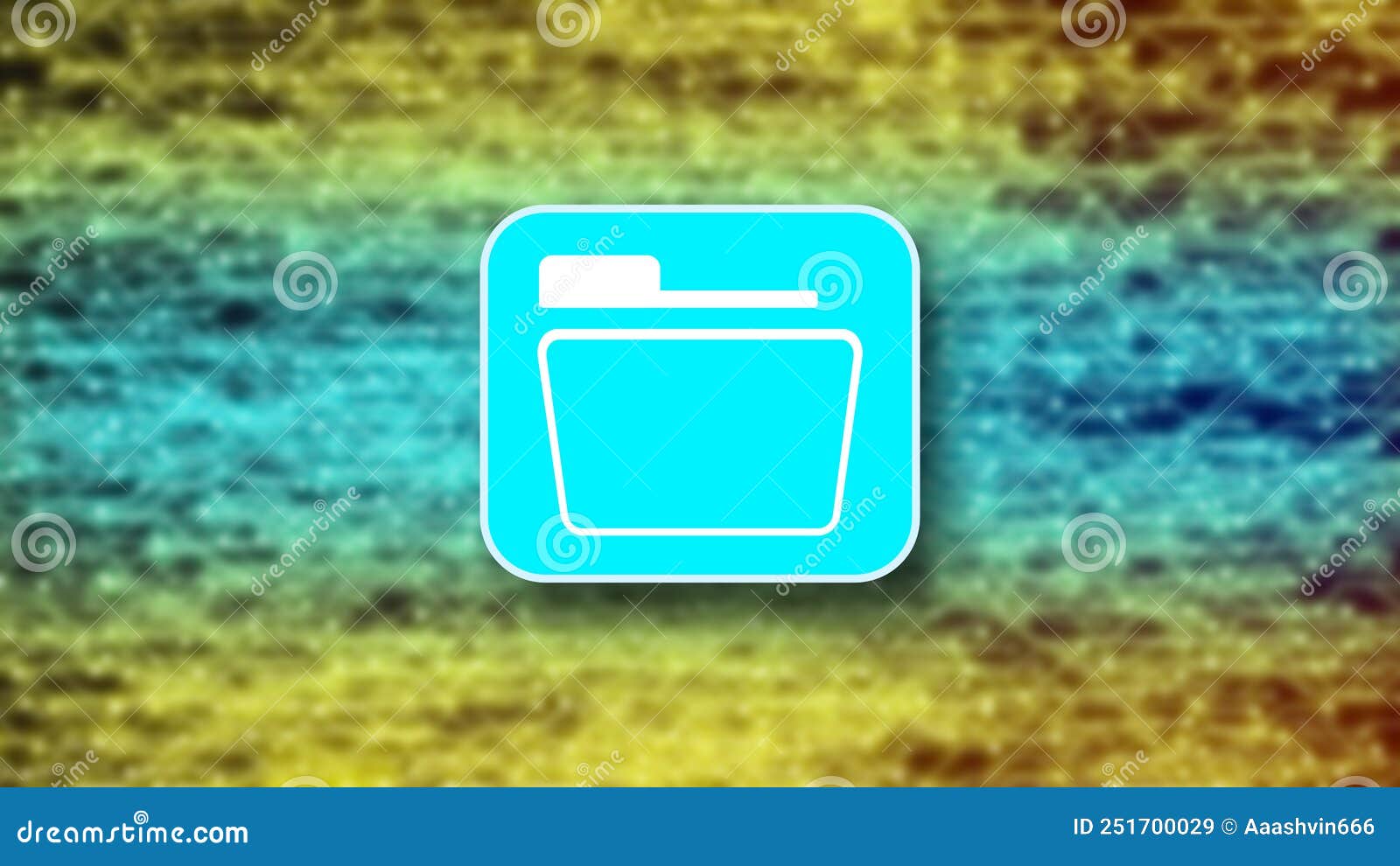 Digital File Icon on Blur Digital Background Stock Illustration ...